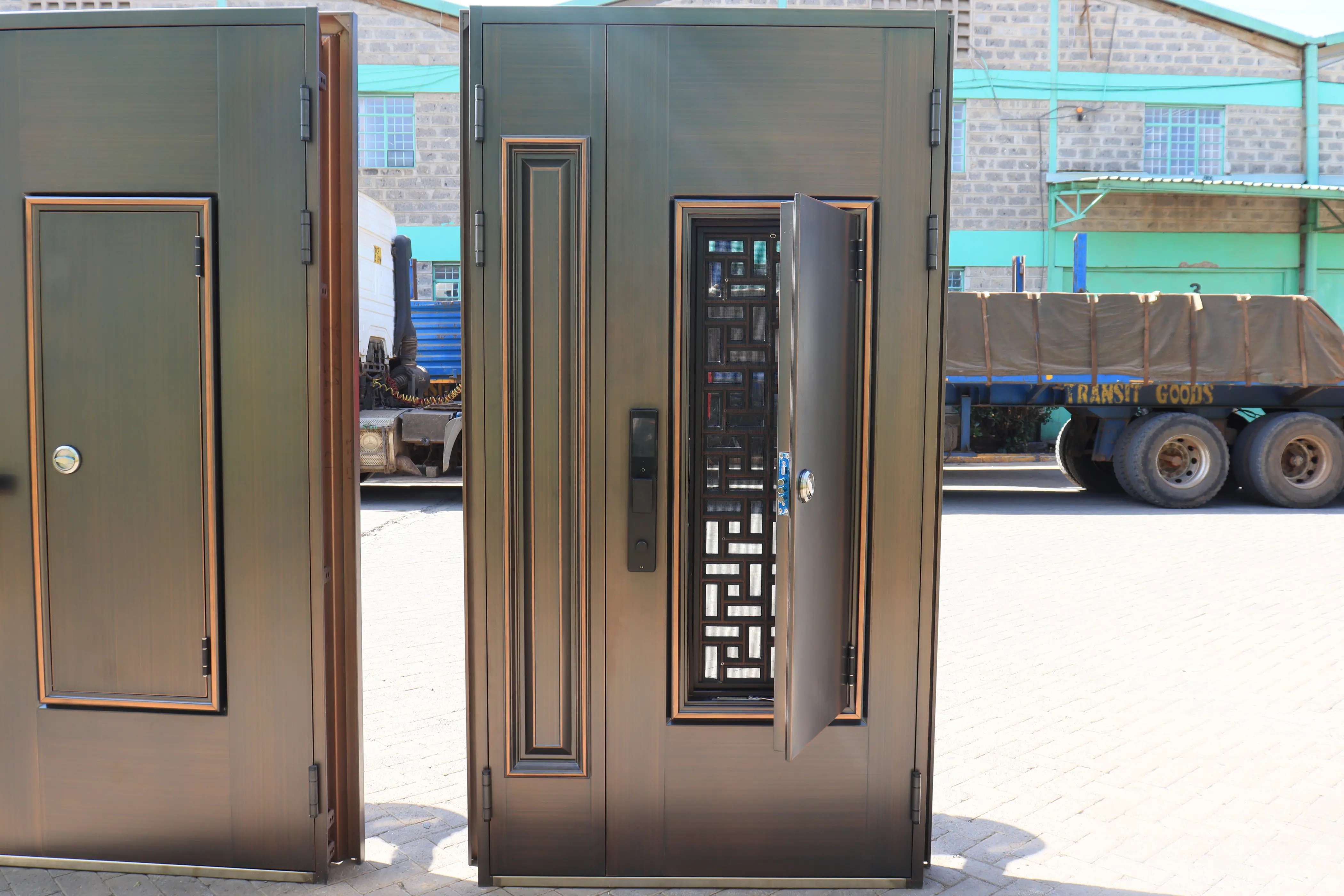 Introducing the Brushed Copper Front Door in the Kenyan Market | Euro Door