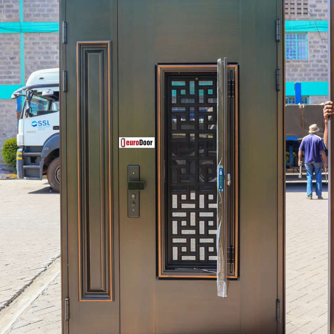 Introducing the Brushed Copper Front Door in the Kenyan Market | Euro Door